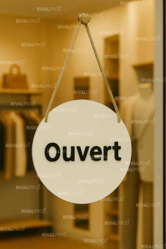 Open Acrylic Store Sign - Rival Prod