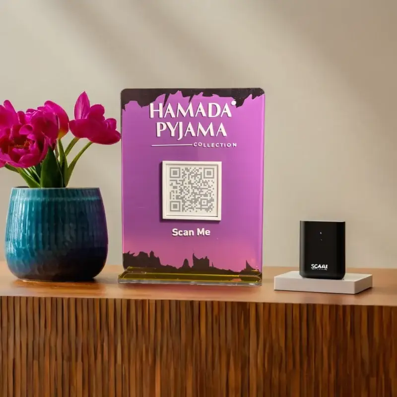 Transparen QR Code Stand - Rival Prod